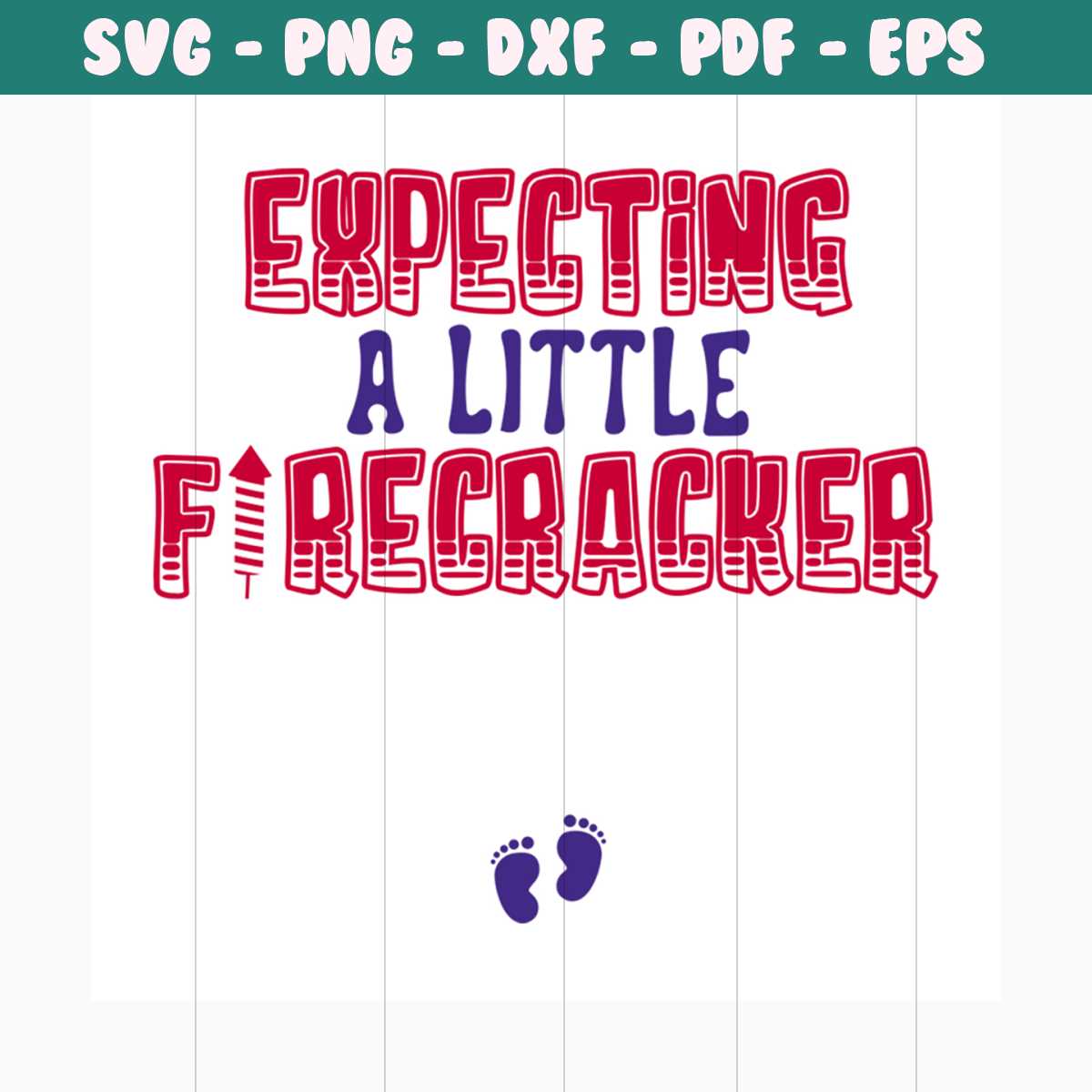 Expecting a little firecracker svg, independence day svg, 4t | Inspire ...