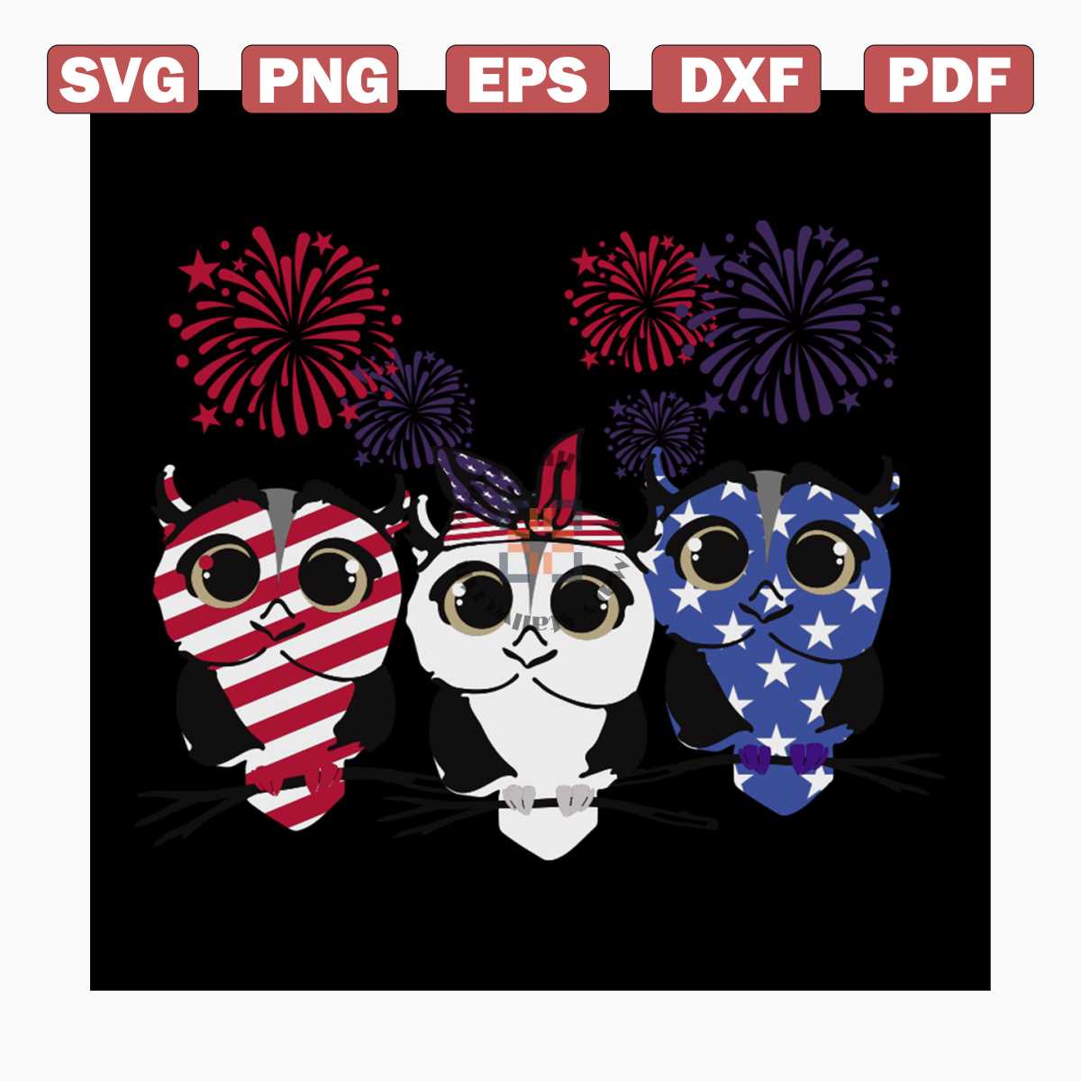 Owls happy 4th of july svg, independence day svg, 4th of jul | Inspire ...