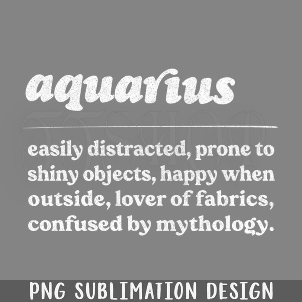 Aquarius Zodiac Symbol Humorous ift PNG Download | Inspire Uplift