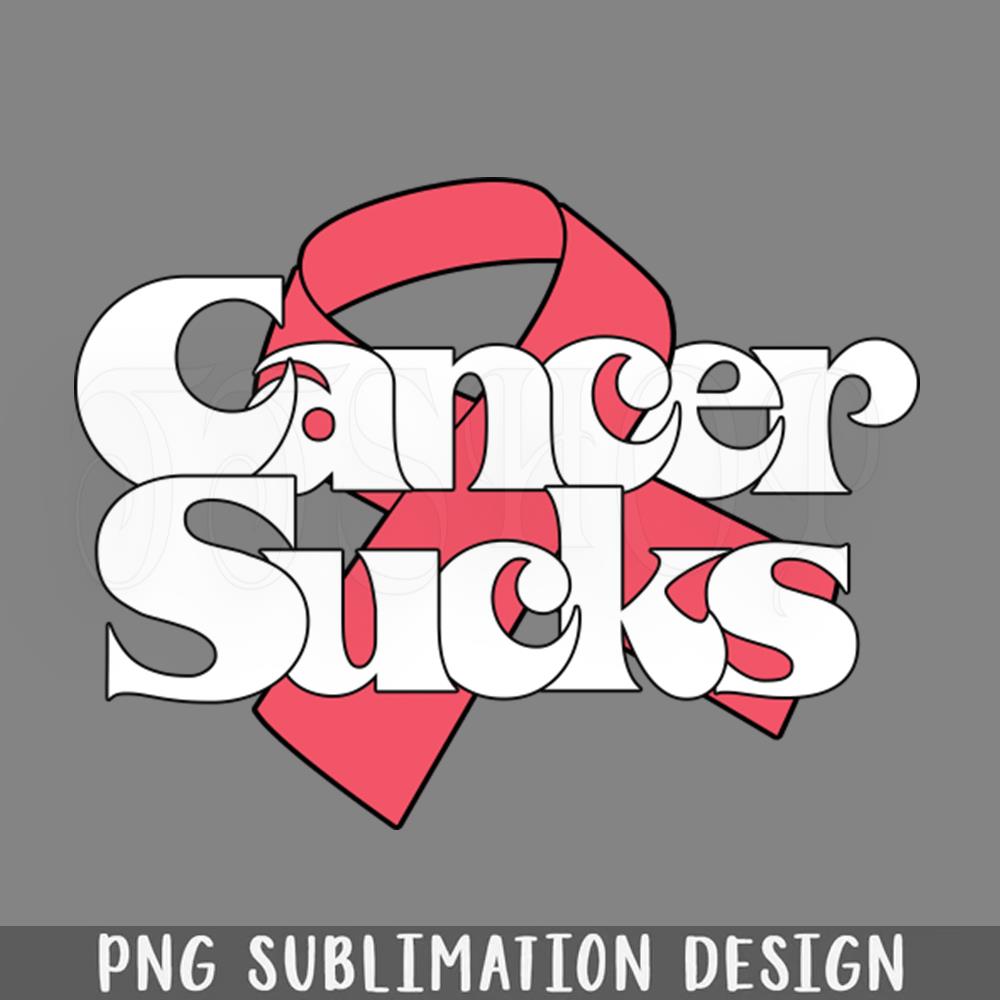 Cancer Sucks Original Cancer Awareness PNG Download | Inspire Uplift