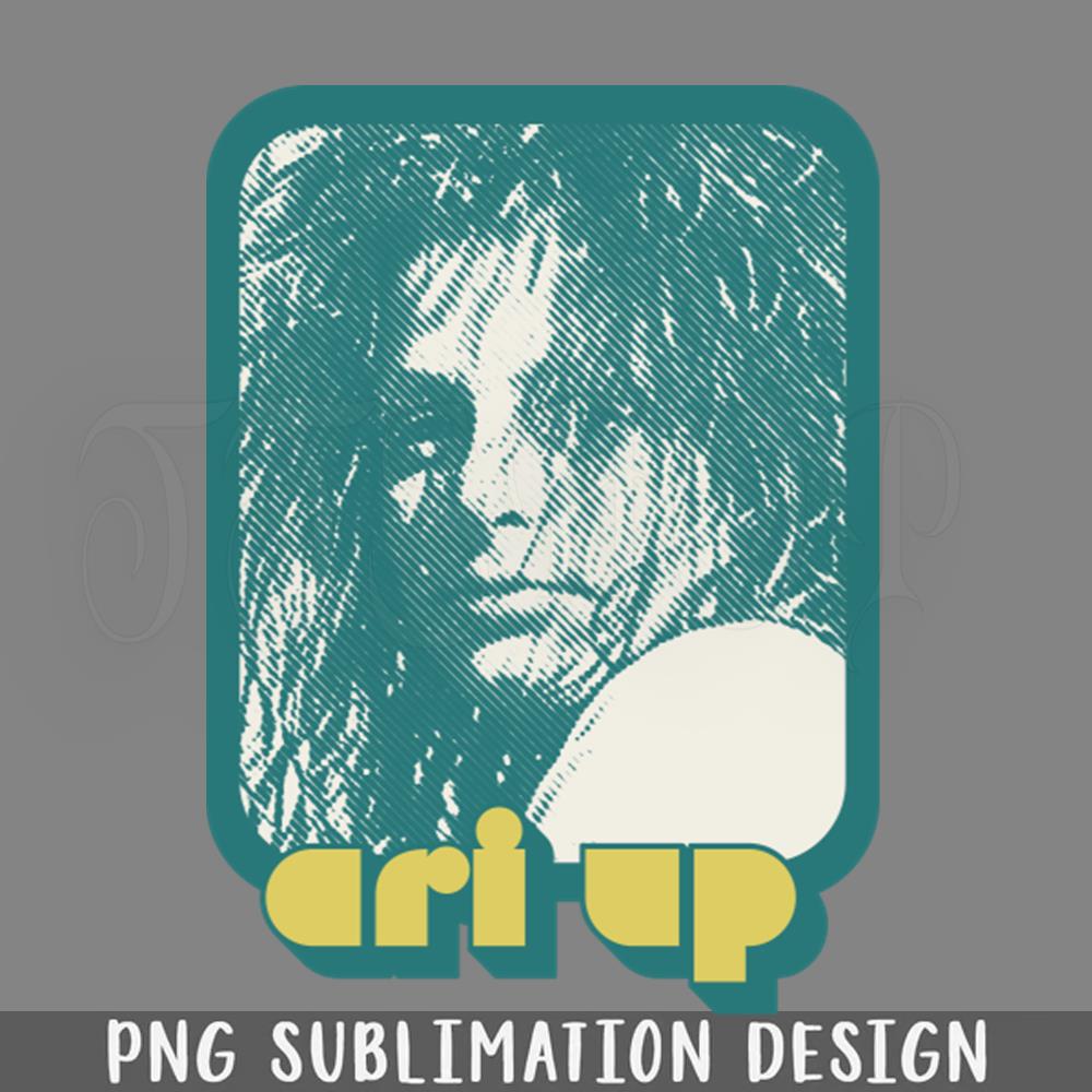 Ari Up Retro Aesthetic Fan PNG Download | Inspire Uplift