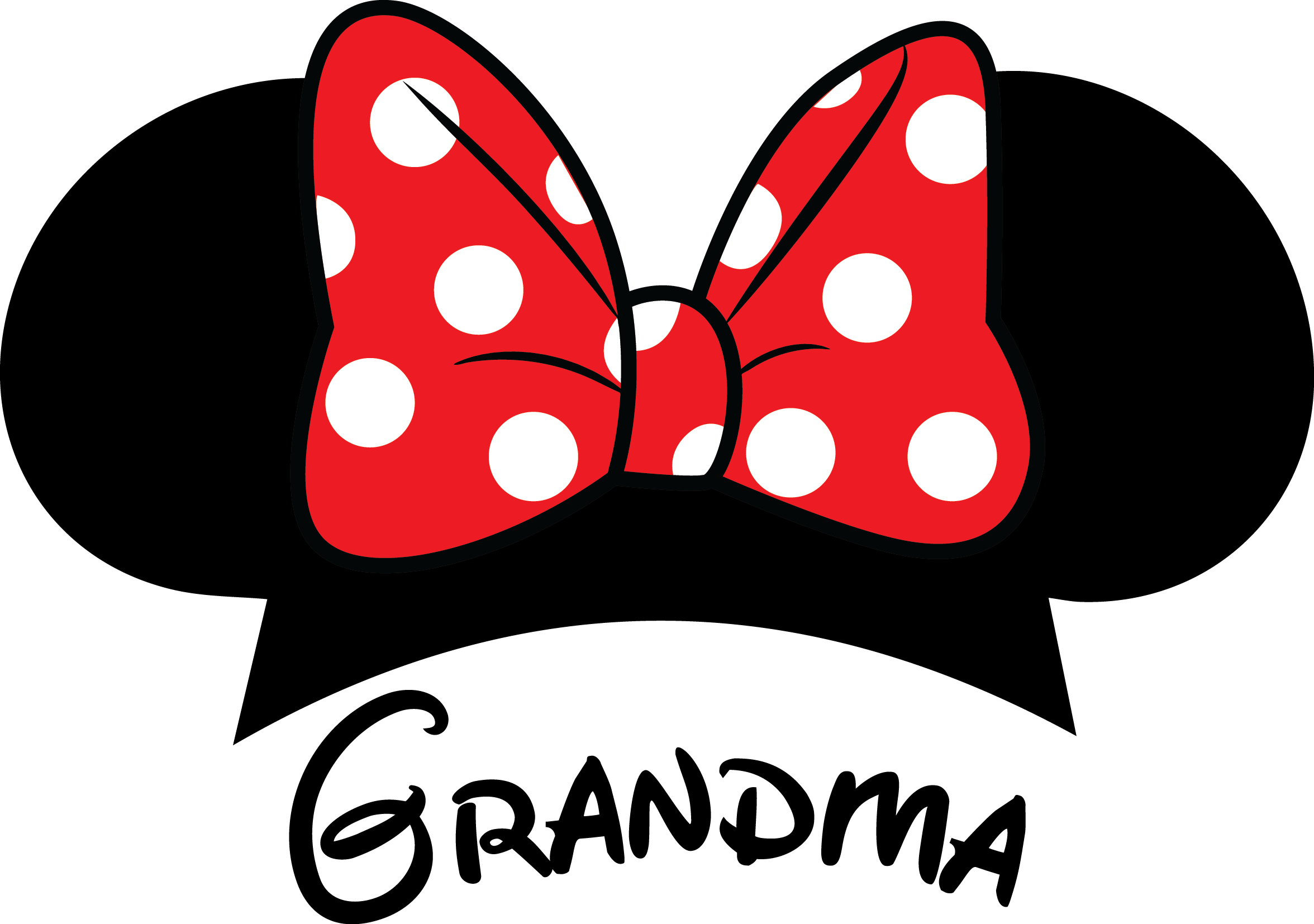Grandma Mickey Face Svg, Disney Brother Svg, Mickey big fami | Inspire ...