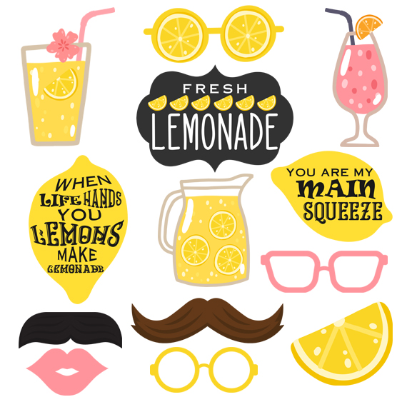 Lemonade Photo Booth Props, Lemonade Photo Props, Lemonade P | Inspire ...