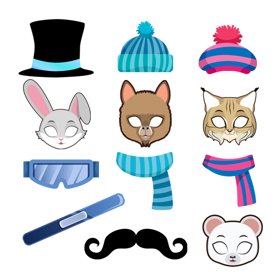 winter animal clipart - Inspire Uplift