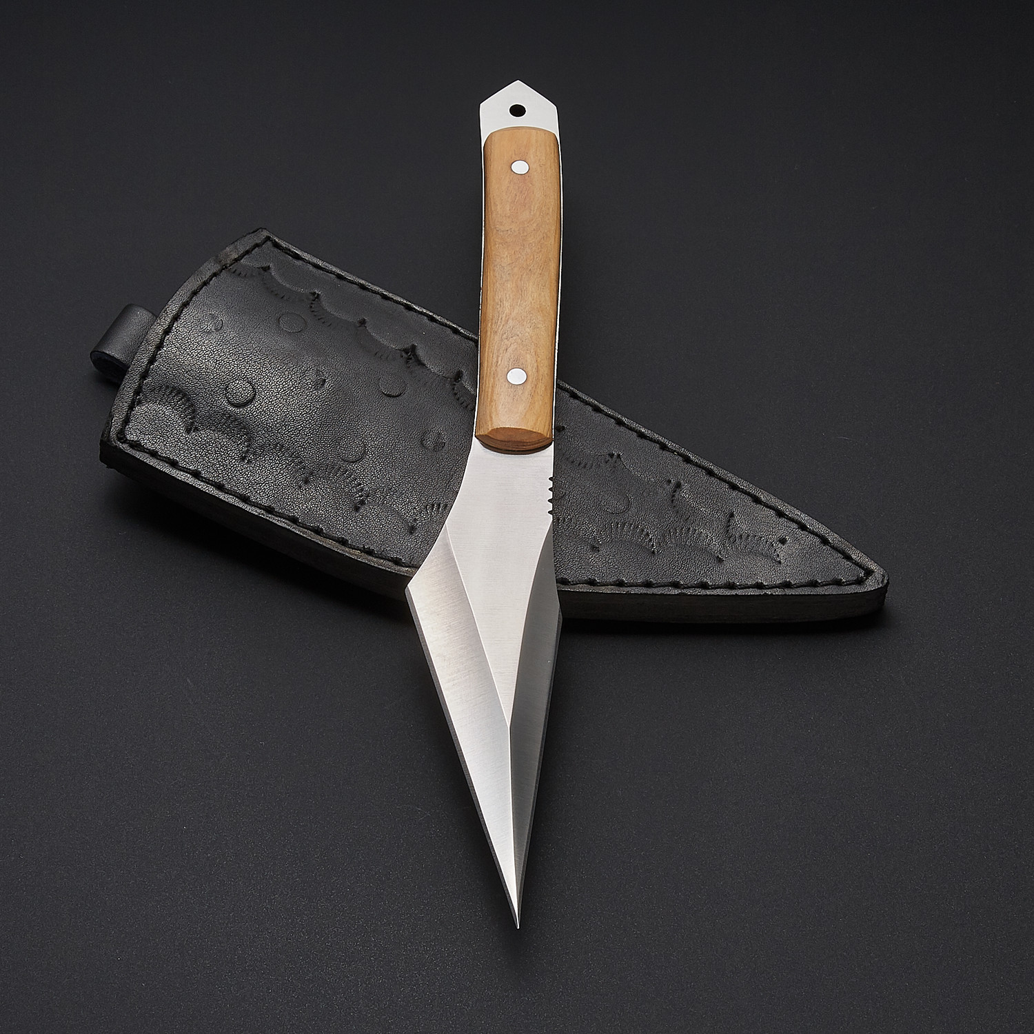Japanese Double Edge Custom Handmade Kiridashi Dagger Knife | Inspire Uplift
