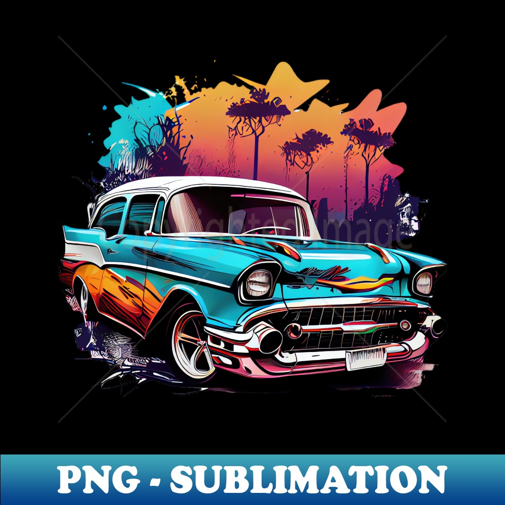 Chevrolet Bel Air - PNG Transparent Sublimation Design - Def | Inspire ...