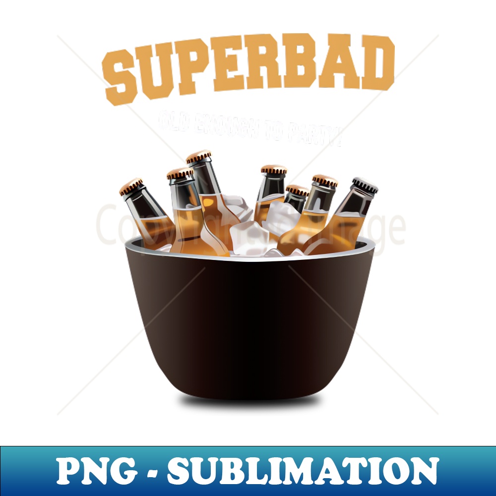 Superbad - Alternative Movie Poster - Unique Sublimation PNG | Inspire ...
