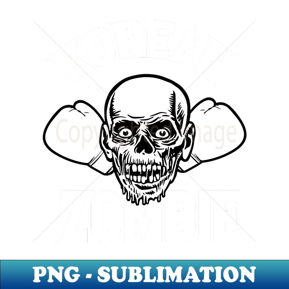 korean skull is zombies - PNG Transparent Sublimation File - - Inspire ...