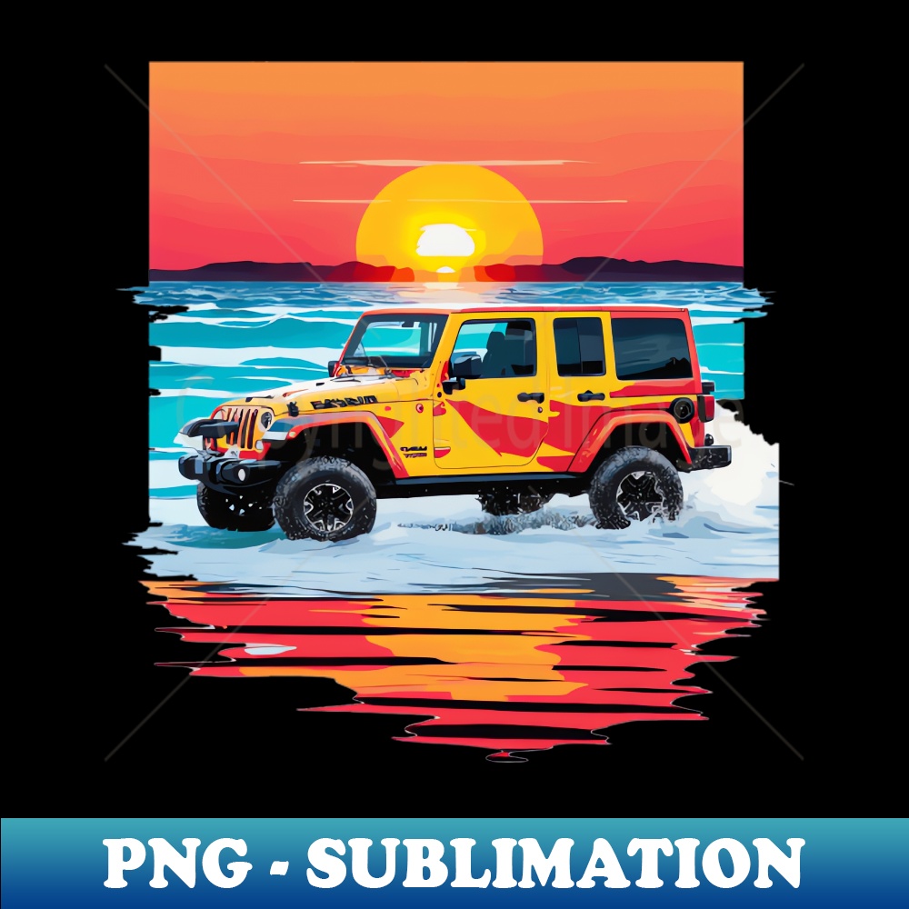 Jeep Wrangler - High-Resolution PNG Sublimation File - Unloc | Inspire ...