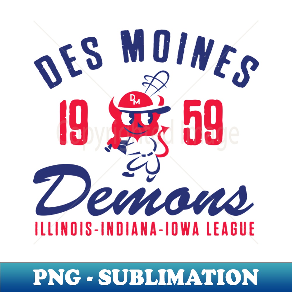 Des Moines Demons - Sublimation-Ready PNG File - Defying the | Inspire ...