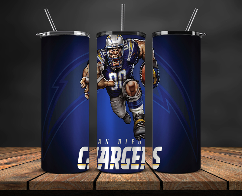 Chargers NFL Tumbler Wraps,NFL,NFL Logo,Nfl Png,Nfl Teams,Nf - Inspire ...