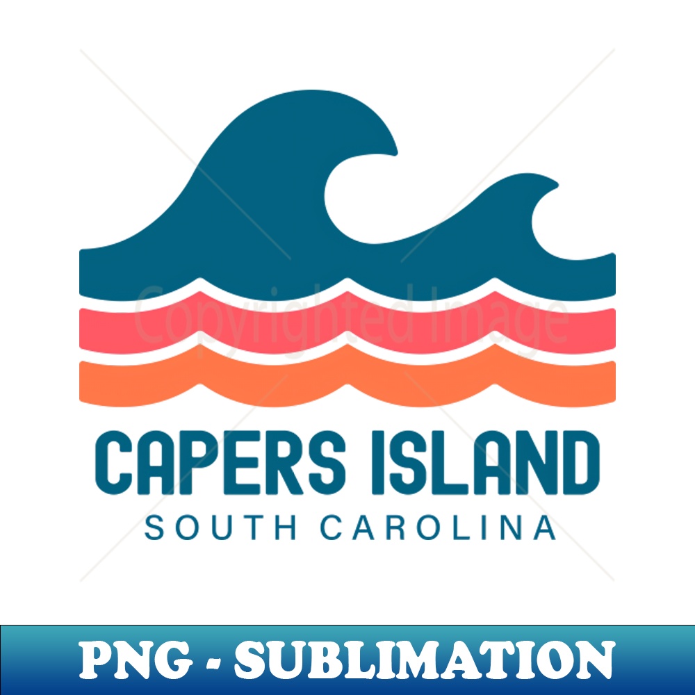 Capers Island South Carolina Vintage Wave - Exclusive Sublim | Inspire ...