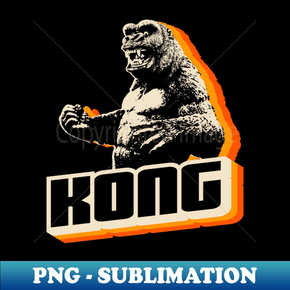 GROOVY KING KONG 33 - Instant PNG Sublimation Download - Unl | Inspire ...