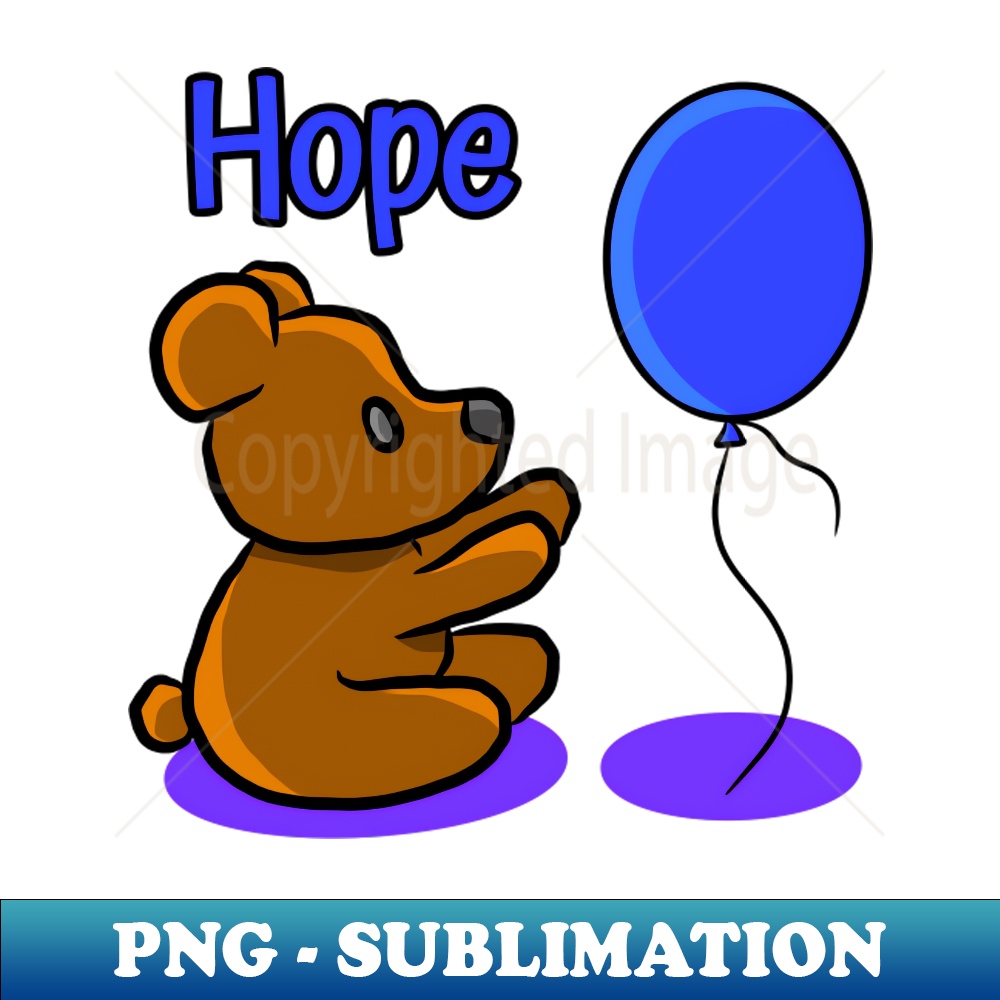 Hope Bear - Instant PNG Sublimation Download - Bring Your De | Inspire ...