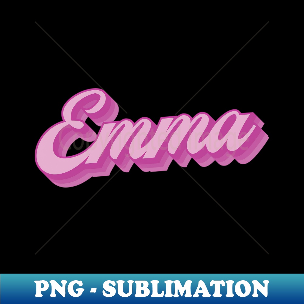 Emma - PNG Transparent Sublimation Design - Stunning Sublima - Inspire ...