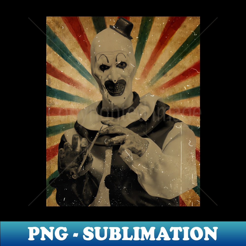 terrifier art the clown - Premium PNG Sublimation File - Per | Inspire ...