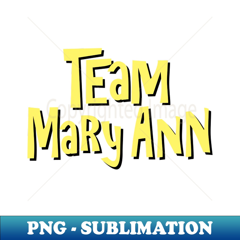 Team Mary Ann - Retro PNG Sublimation Digital Download - Cre | Inspire ...