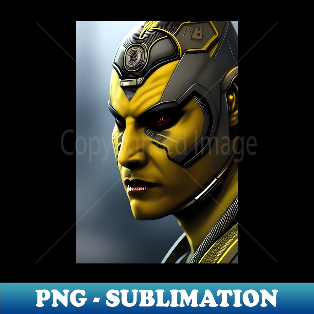 Yellow-skinned alien humanoid from other planet - Aesthetic | Inspire ...