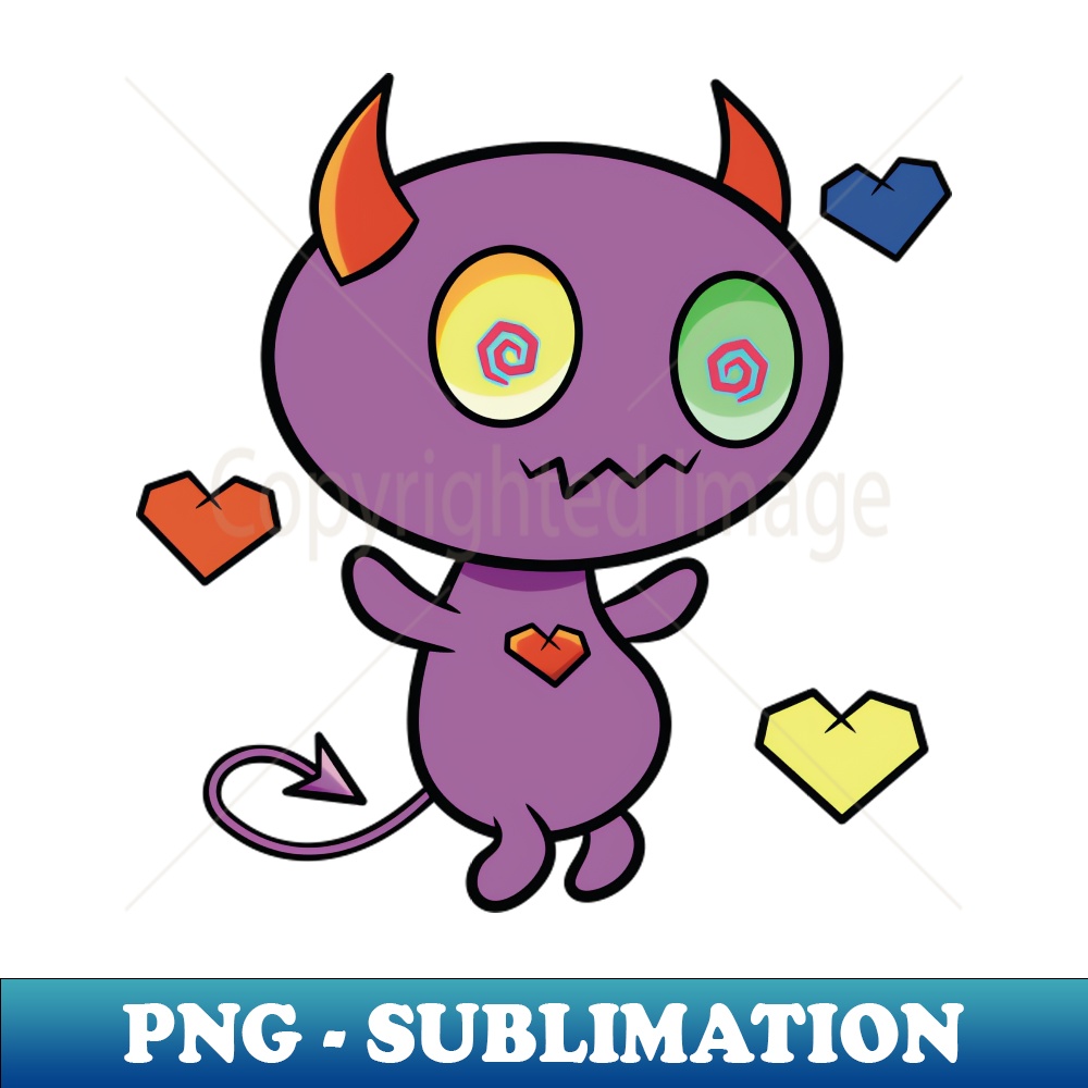 Heartmaker Demon - PNG Transparent Sublimation File - Spice | Inspire ...