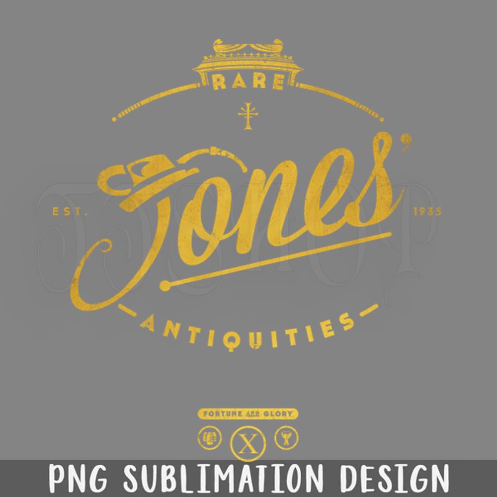 Jones Rare Antiquities gold PNG Download | Inspire Uplift