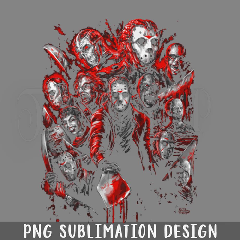 Jason Voorhees Many faces of PNG Download | Inspire Uplift