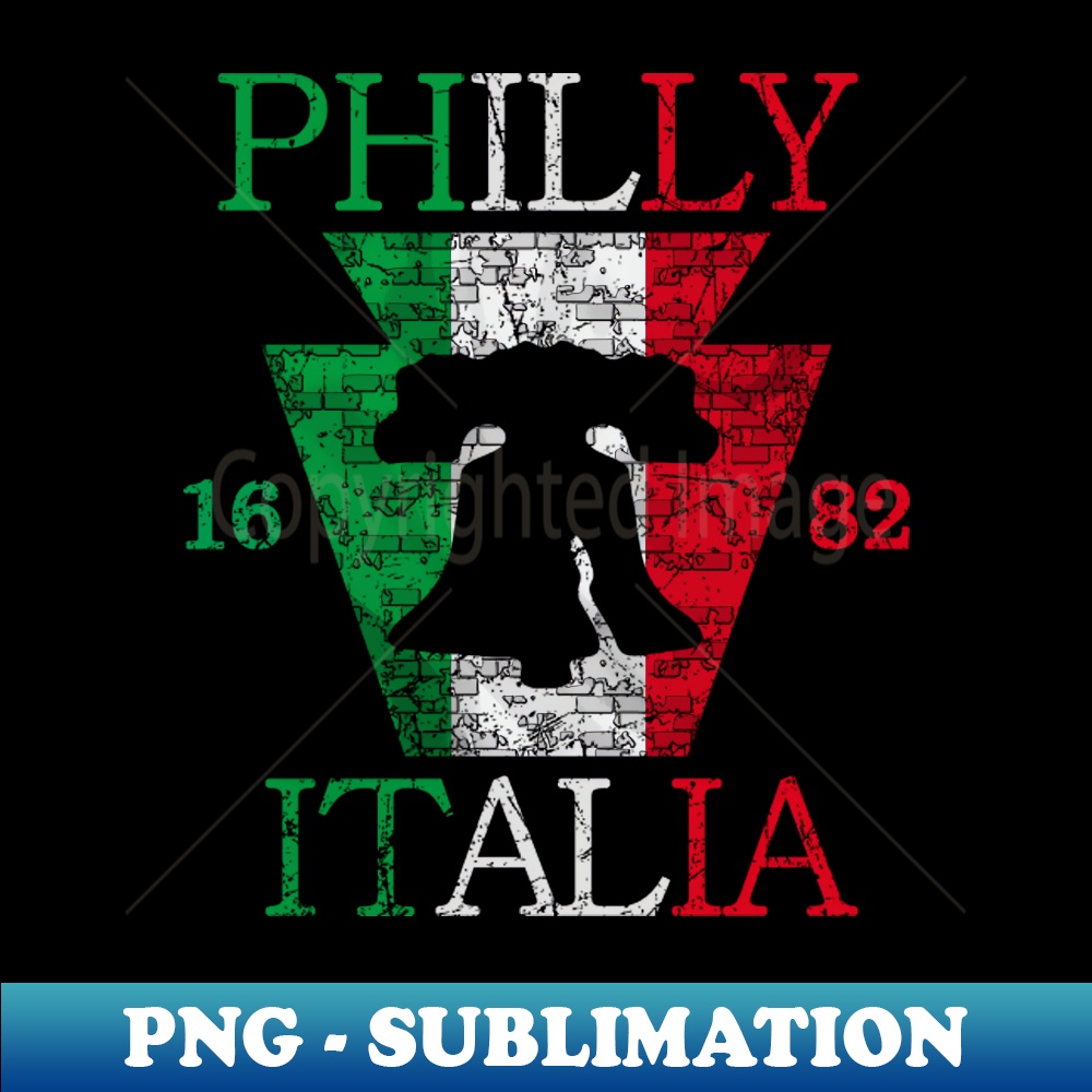 Vintage Italian Flag Liberty Bell Philly Fan Philadelphia Ma - Inspire ...
