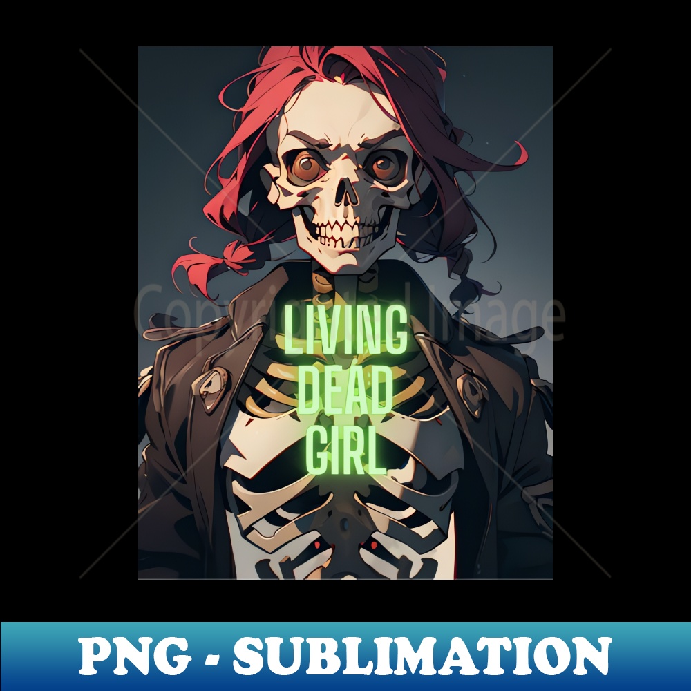 The Living Dead Girl - Elegant Sublimation PNG Download - Cr | Inspire ...