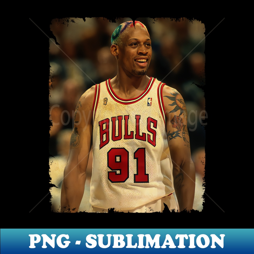 Dennis Rodman Dennis Rodman Vintage Design Of Basketball 7 | Inspire Uplift