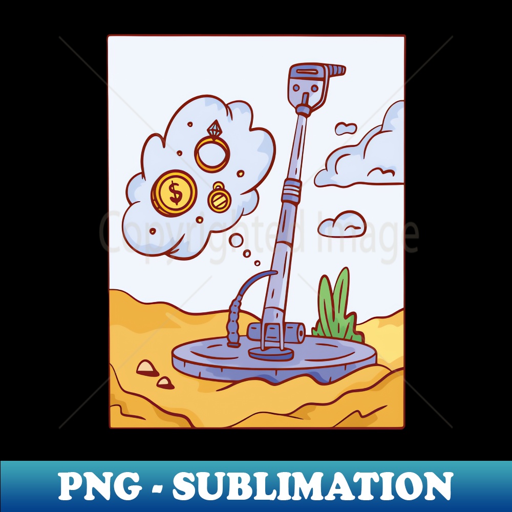 Metal Detector - PNG Transparent Digital Download File for S | Inspire ...