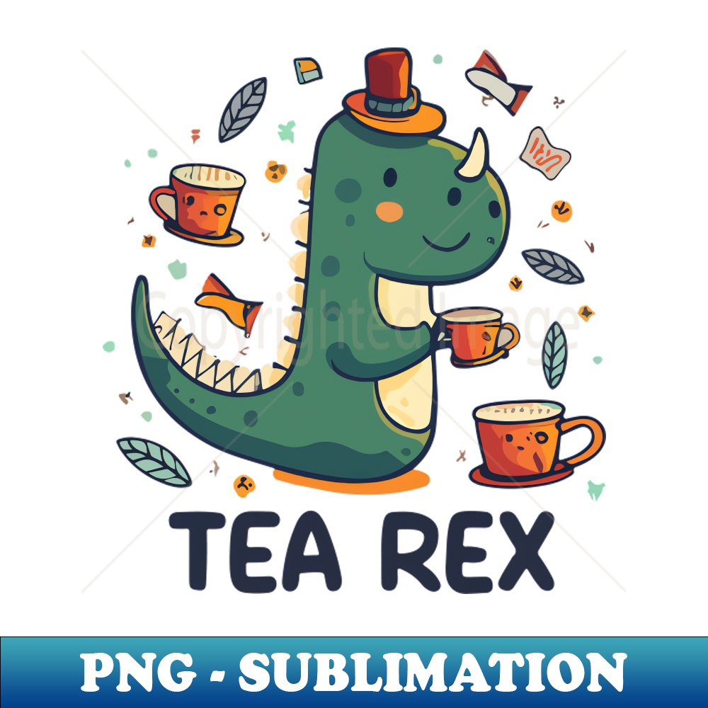tea rex dinosaur - PNG Transparent Digital Download File for - Inspire ...