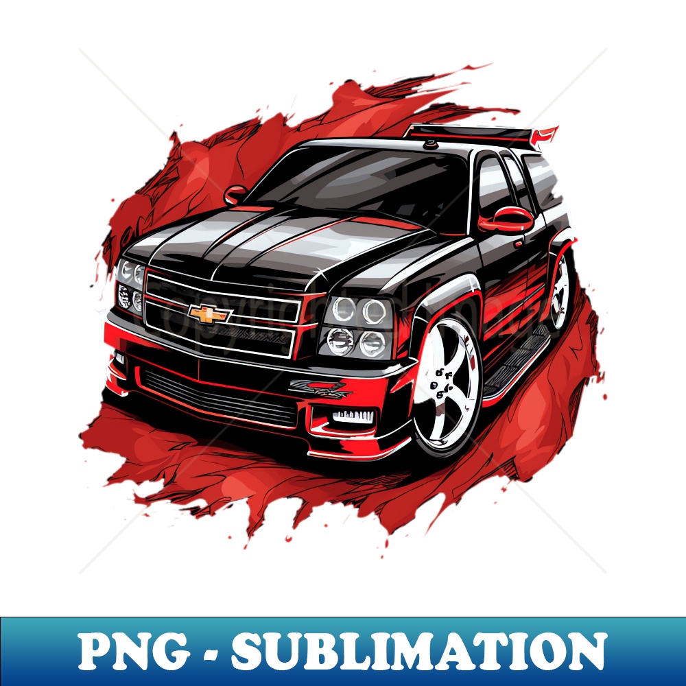 Chevrolet Silverado - Instant PNG Sublimation Download - Fas | Inspire Uplift