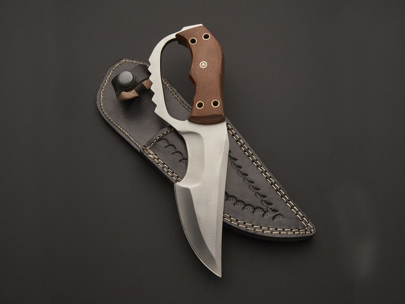 Custom Handmade Tracker Knife Steel With FREE Leather Sheath | Inspire ...