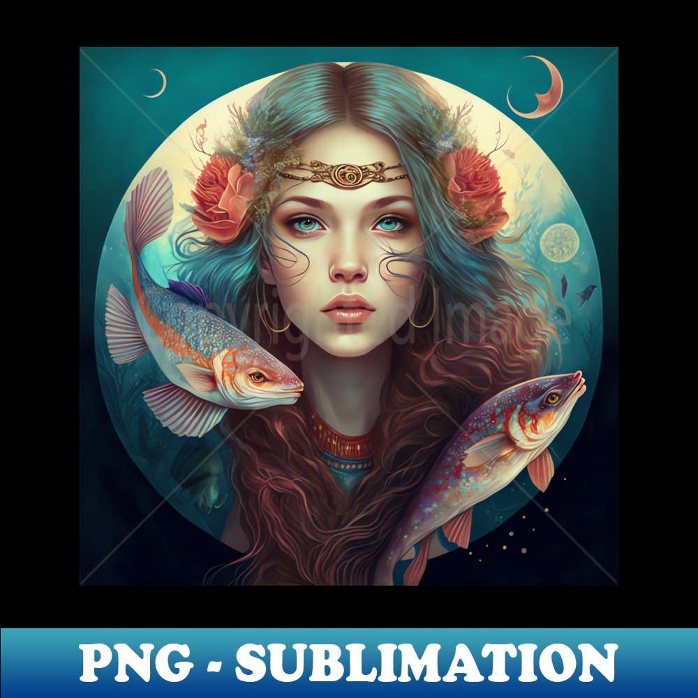 Pisces Water Sign Zodiac Goddess - Decorative Sublimation PN | Inspire ...