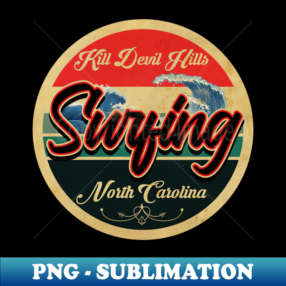 Kill Devil Hills North Carolina Surf - Unique Sublimation PN | Inspire ...