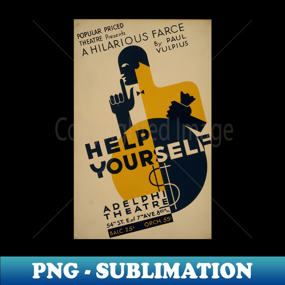 Vintage Poster - Theatre Advertising - PNG Transparent Subli - Inspire ...