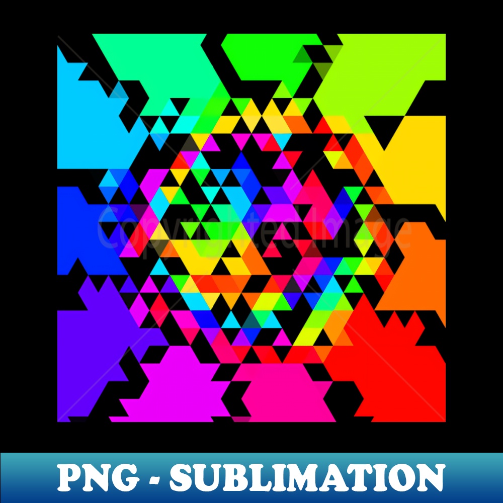 Geometric Color Wheel - Premium Sublimation Digital Download | Inspire ...