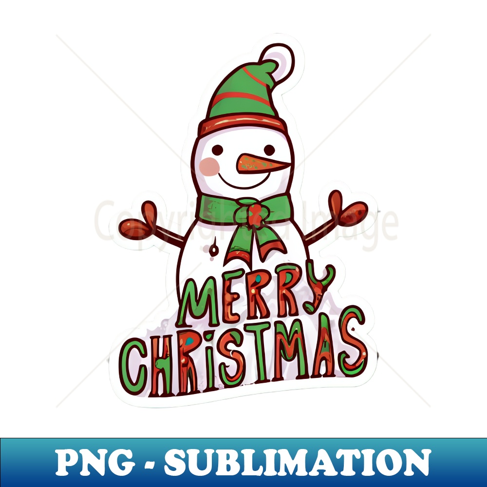 Merry Christmas t-shirt design with smiling snowman for kids | Inspire ...