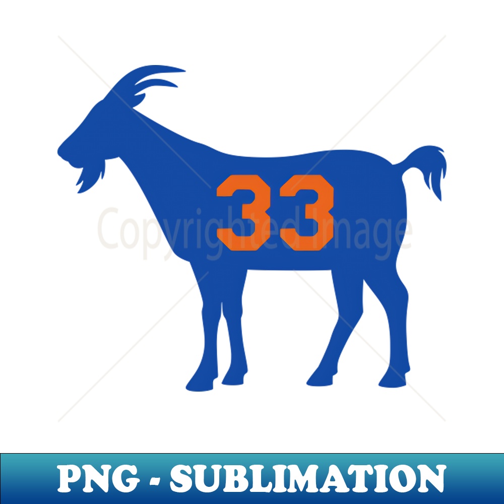 NY GOAT - 33 - White - Special Edition Sublimation PNG File | Inspire ...