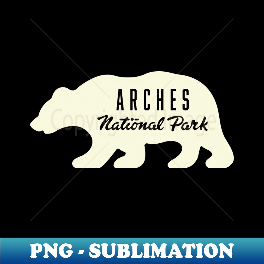 Arches National Park Bear - Tan - Exclusive PNG Sublimation - Inspire ...