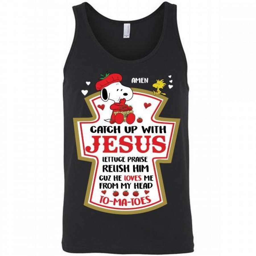 Snoopy catch up with Jesus lettuce praise relish him cuz he | Inspire Uplift