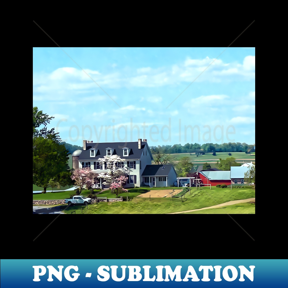 Lancaster PA - Family Farm In Spring - PNG Transparent Digit | Inspire ...