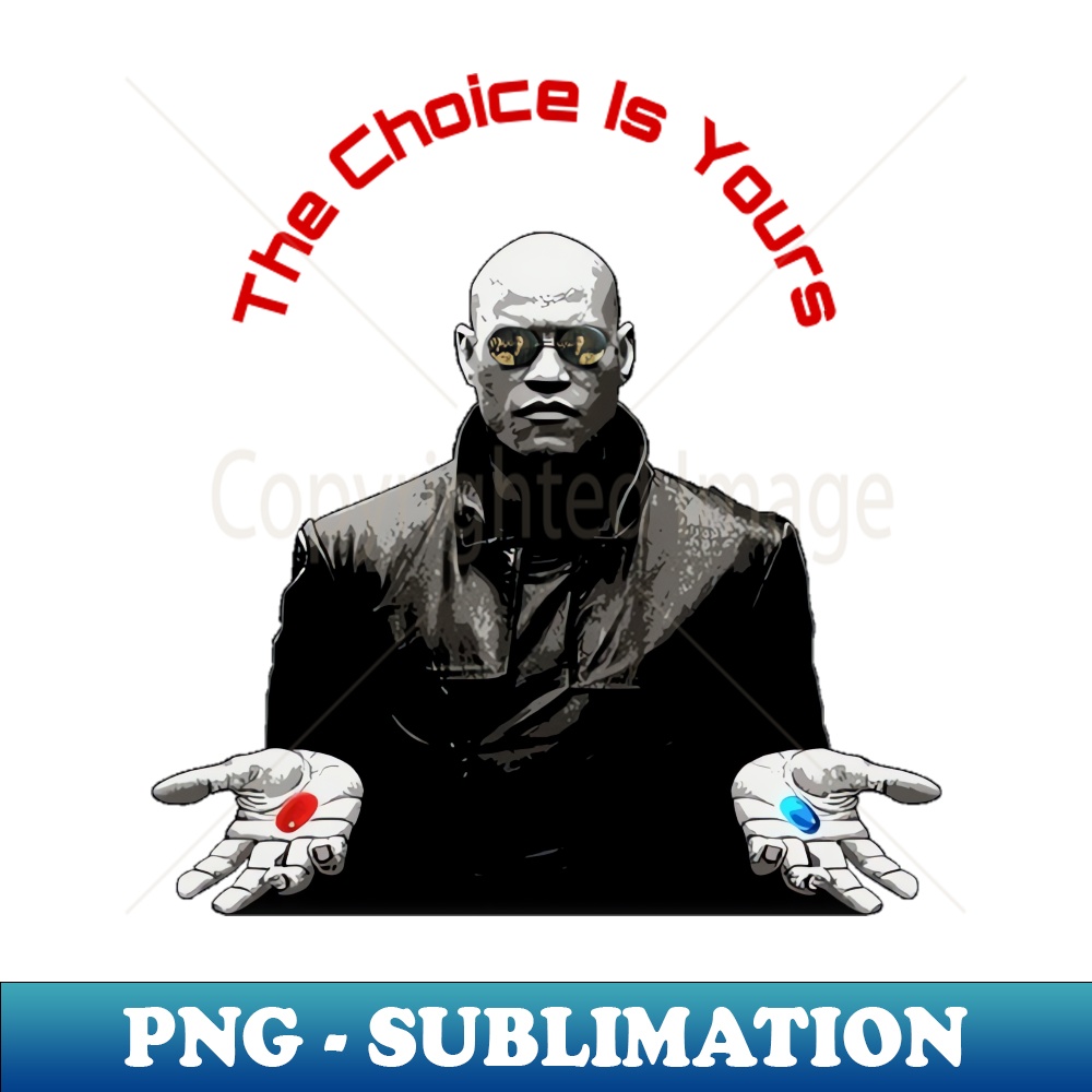 Morpheus Red Pill Blue Pill - Premium PNG Sublimation File - | Inspire ...