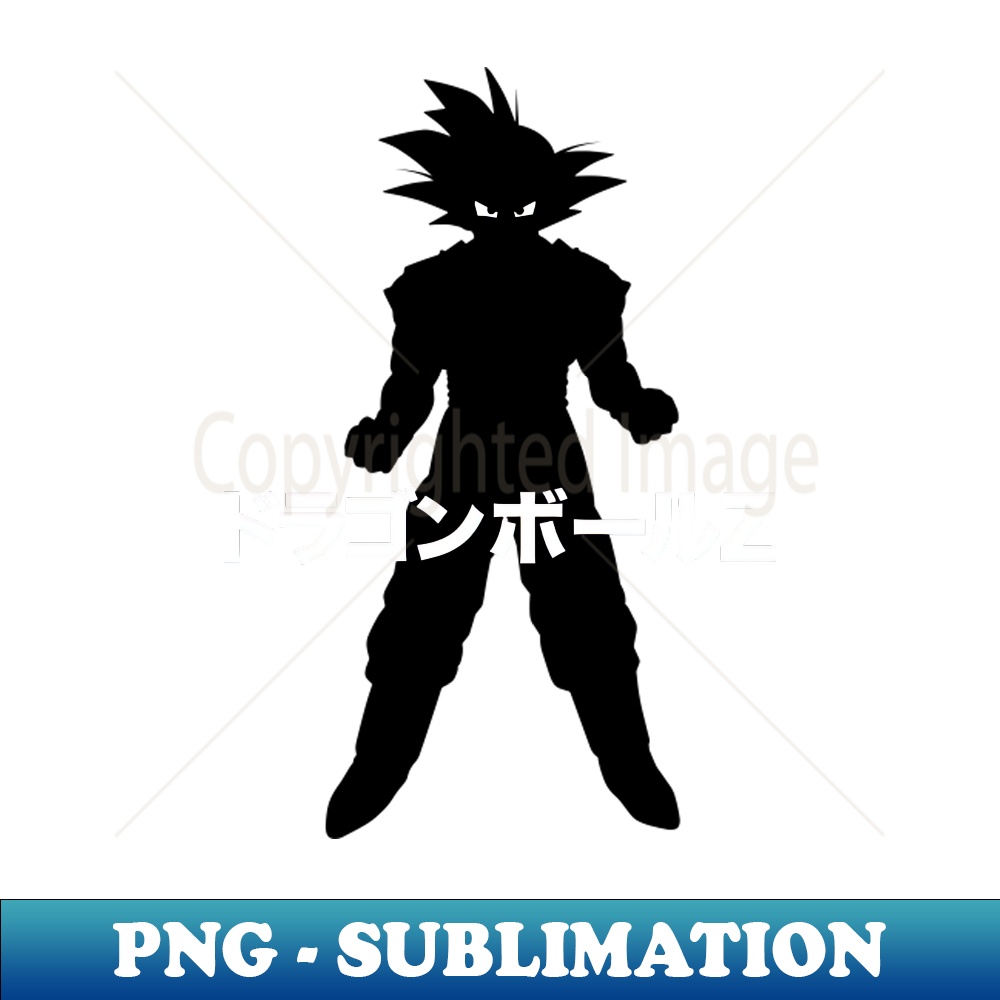 DRAGONBALL Z - Goku silhouette - PNG Transparent Sublimation | Inspire ...