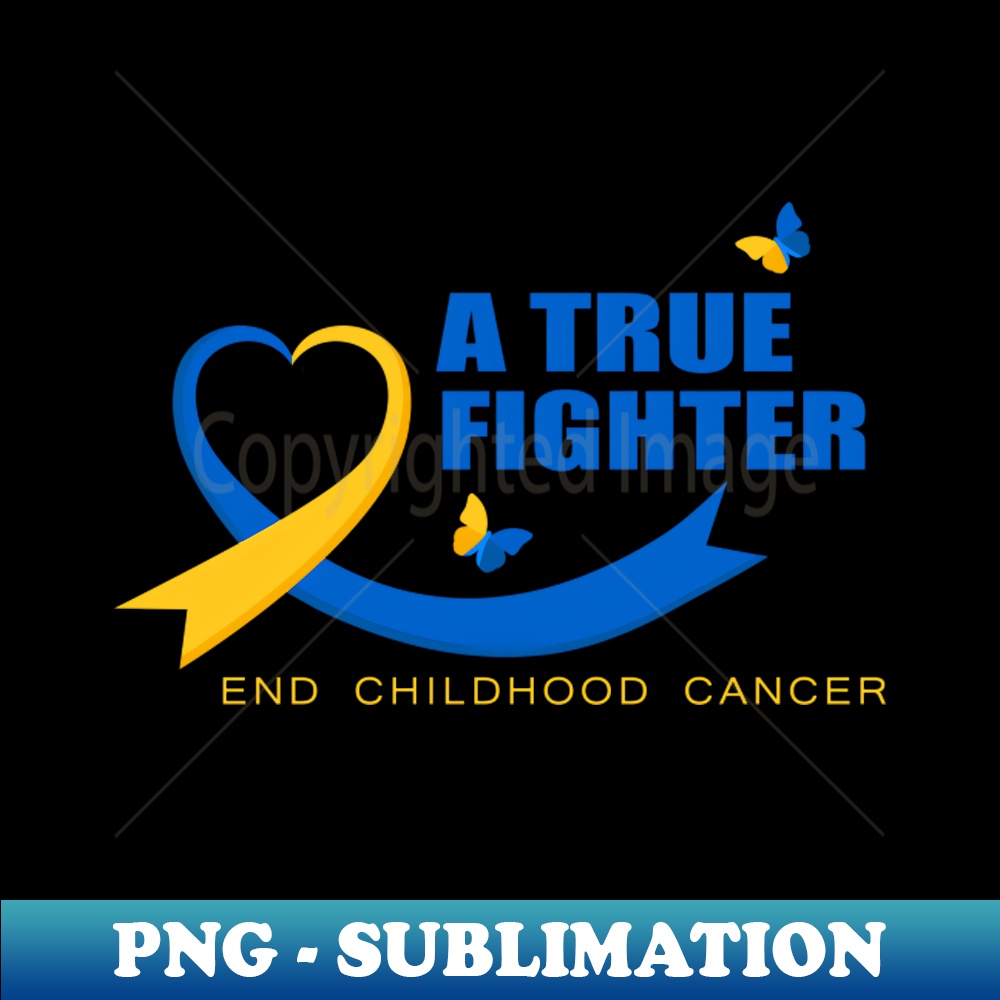 A True Fighter Childhood Cancer Awareness - PNG Transparent | Inspire ...