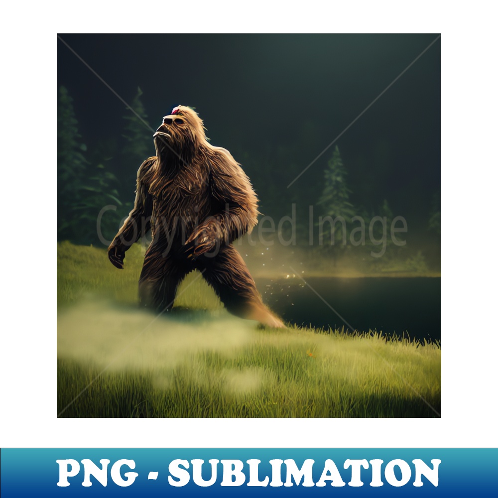 Sasquatch in Nature - PNG Transparent Sublimation Design - B - Inspire ...