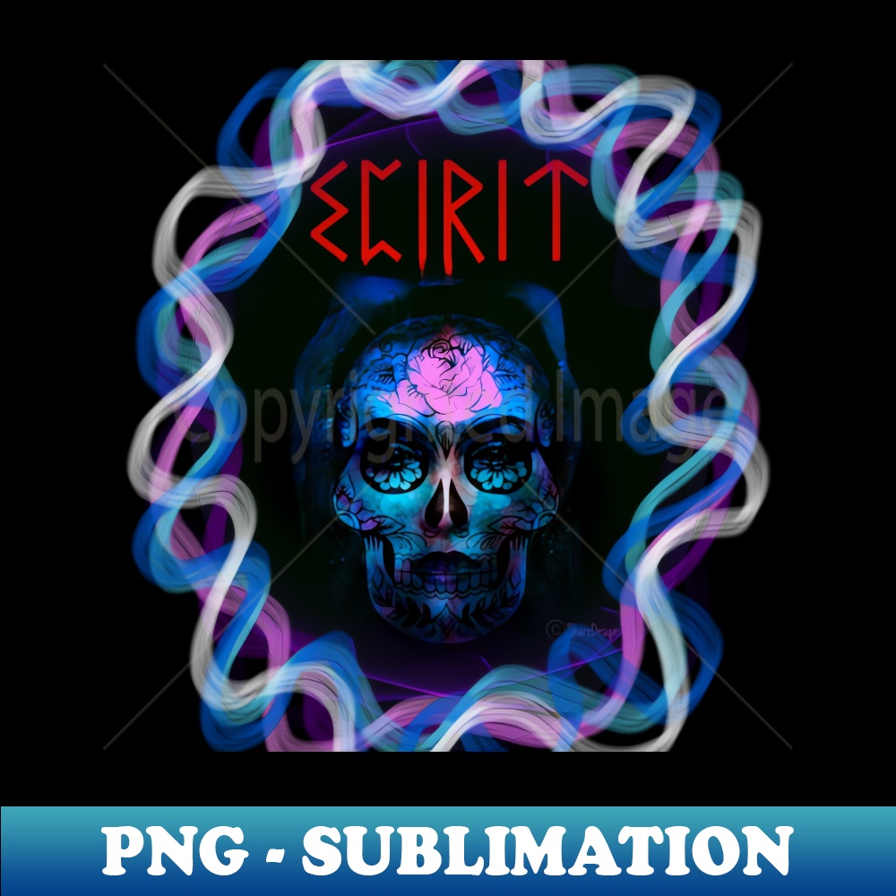 Spirit Skull - Elegant Sublimation PNG Download - Bold & Eye - Inspire ...