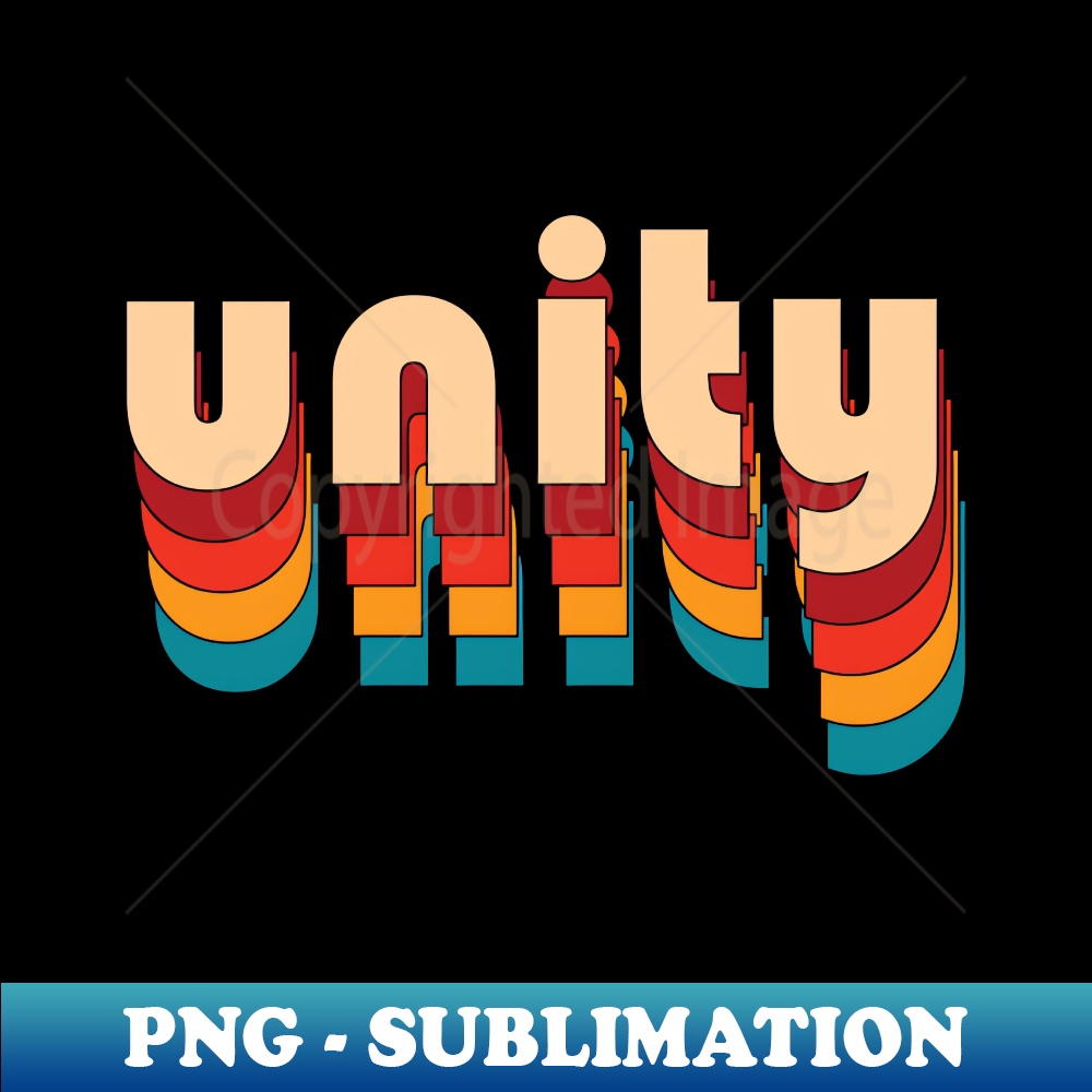 Retro Unity - Aesthetic Sublimation Digital File - Unleash Y - Inspire ...