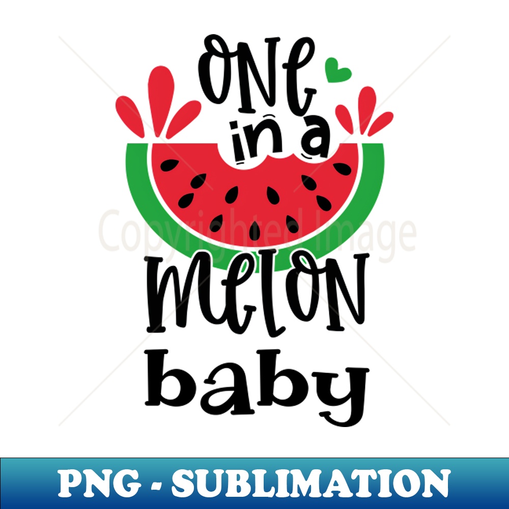 One In A Melon Baby Funny Watermelon Summer Vacation - Aesth | Inspire ...