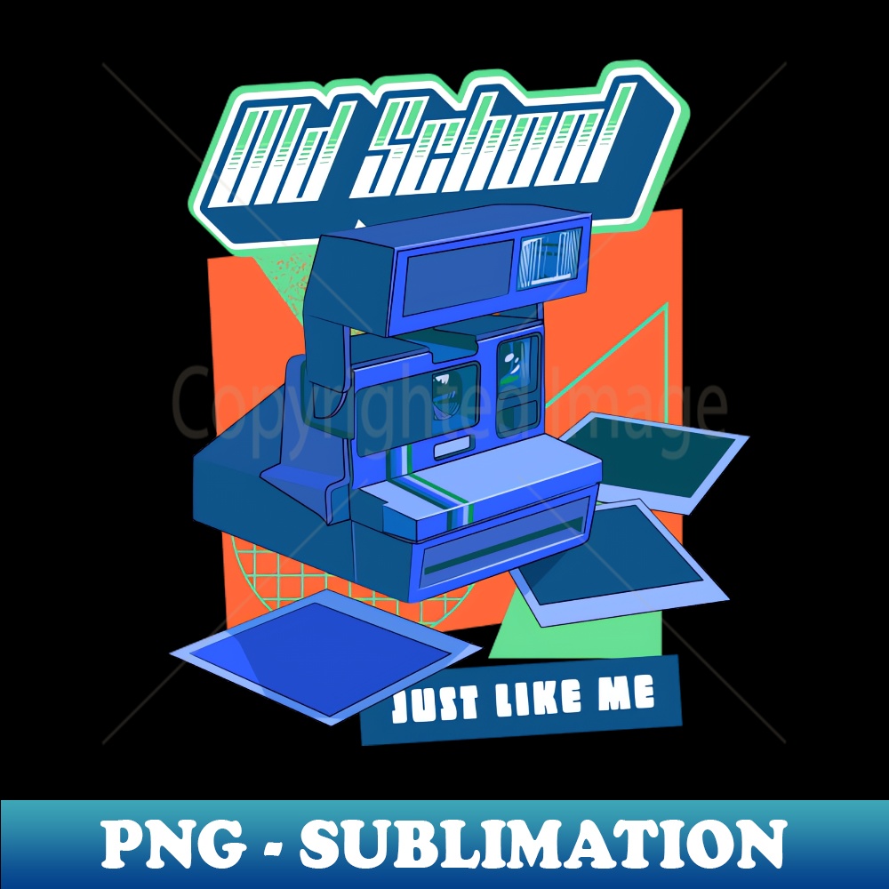 Old School Just Like Me 90s Nostalgia Retro Camera - PNG Tra | Inspire ...