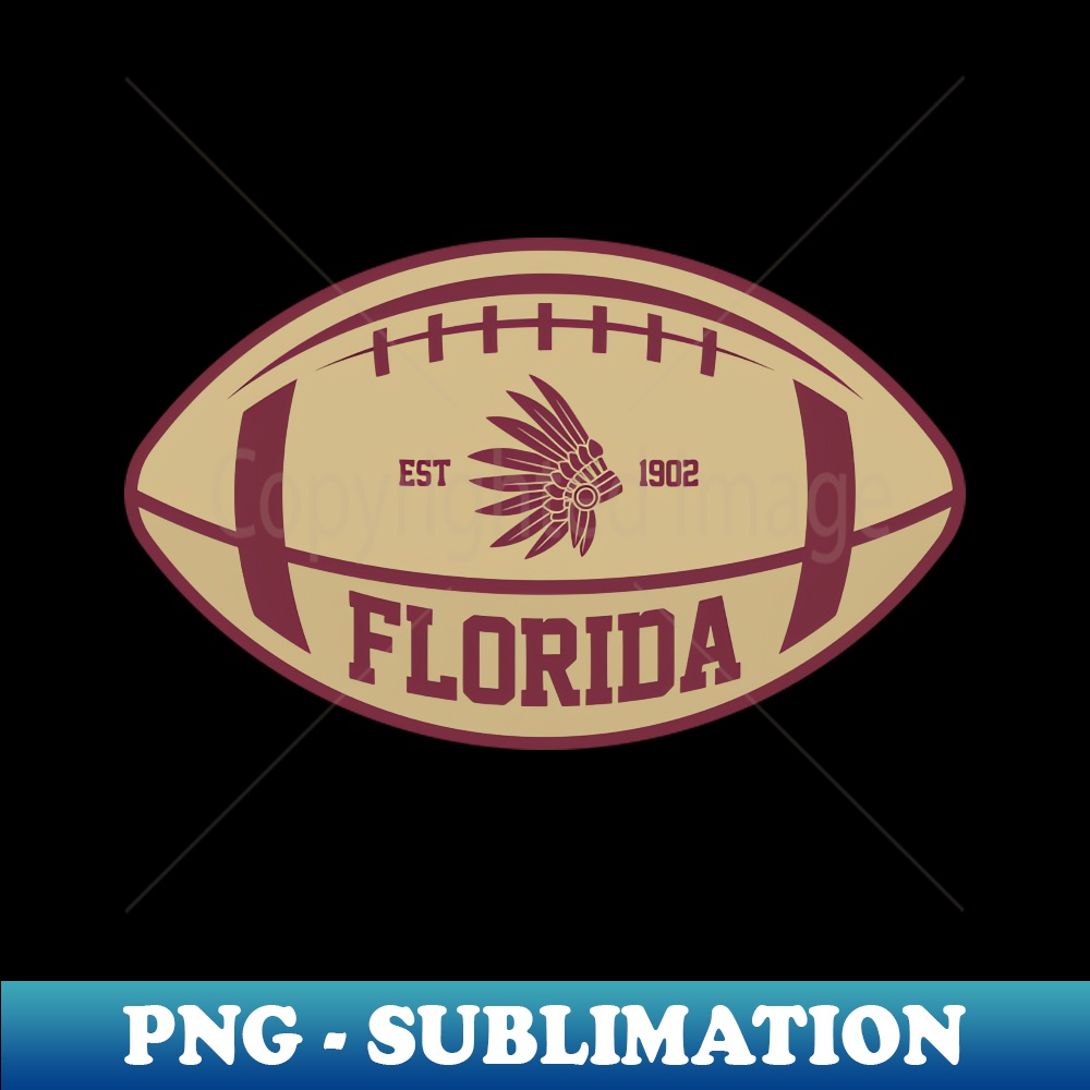 Florida Team Colors Football - Decorative Sublimation PNG Fi | Inspire ...